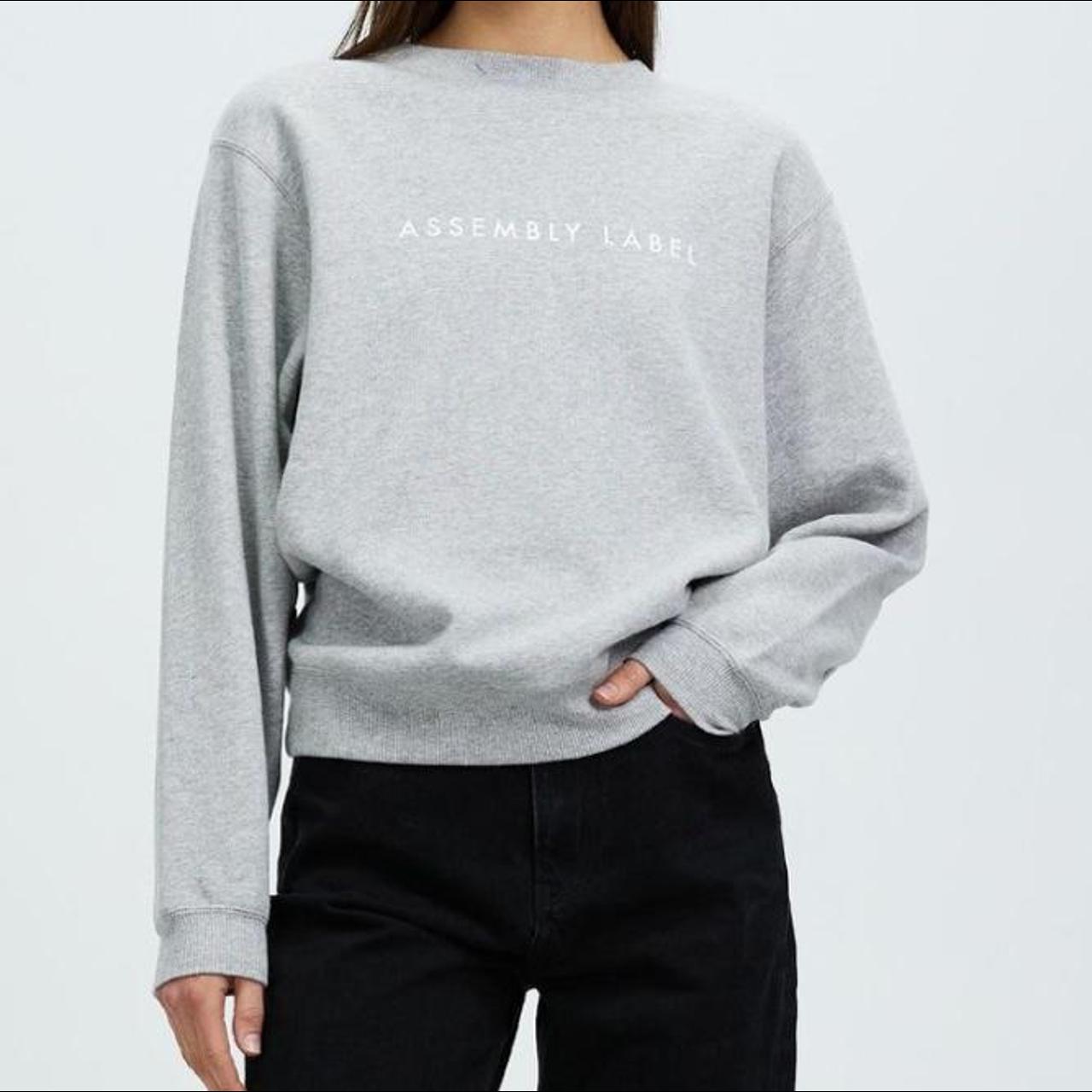 Assembly Label - Grey Sweatshirt. Worn quite a few... - Depop