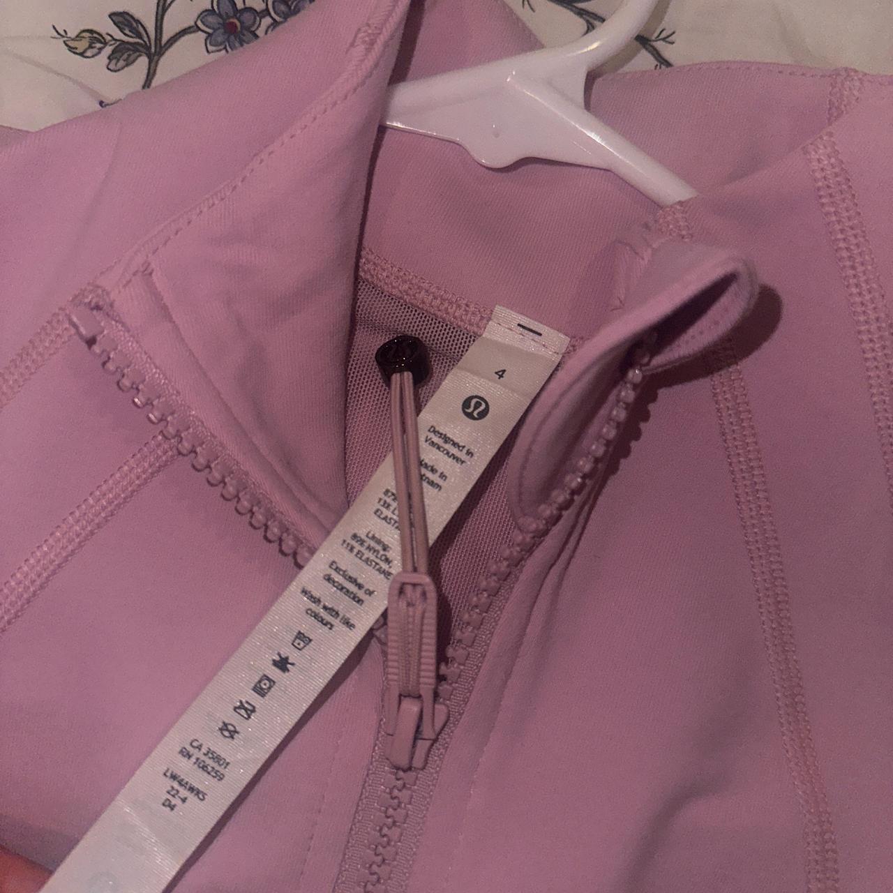 Lululemon women’s pink define align jacket, size 4,... - Depop