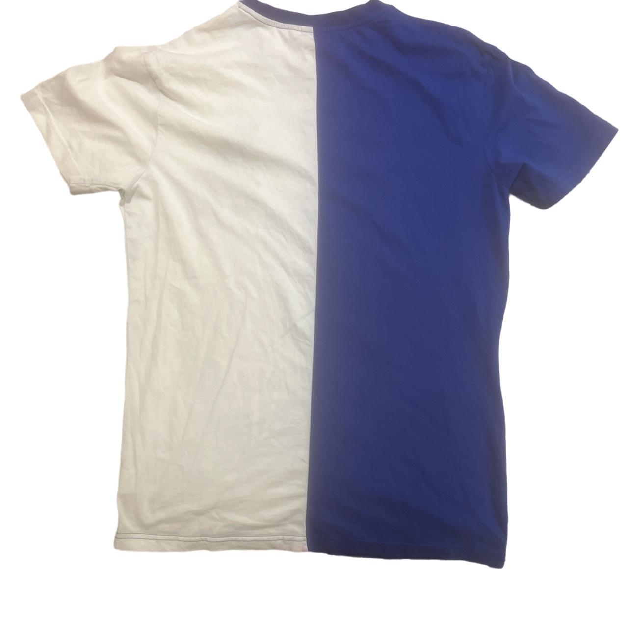 LA dodgers half and half shirt -large #baseball #mlb... - Depop