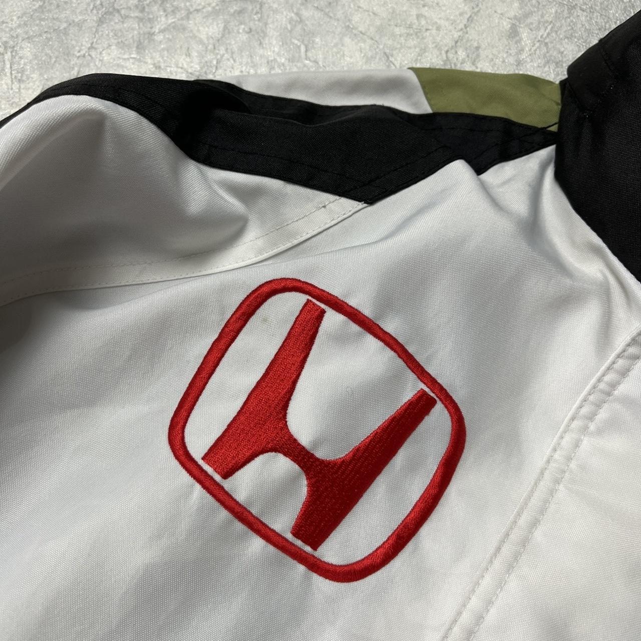 Vintage Honda F1 Racing Jacket w/ retractable... - Depop