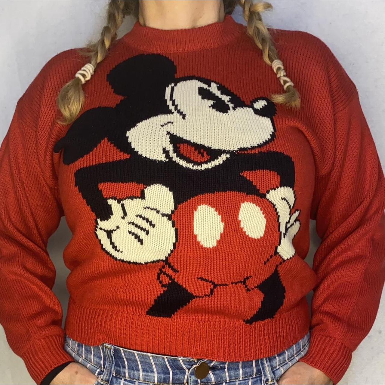 Vintage Mickey Mouse Sweater Amazing Vivid... - Depop