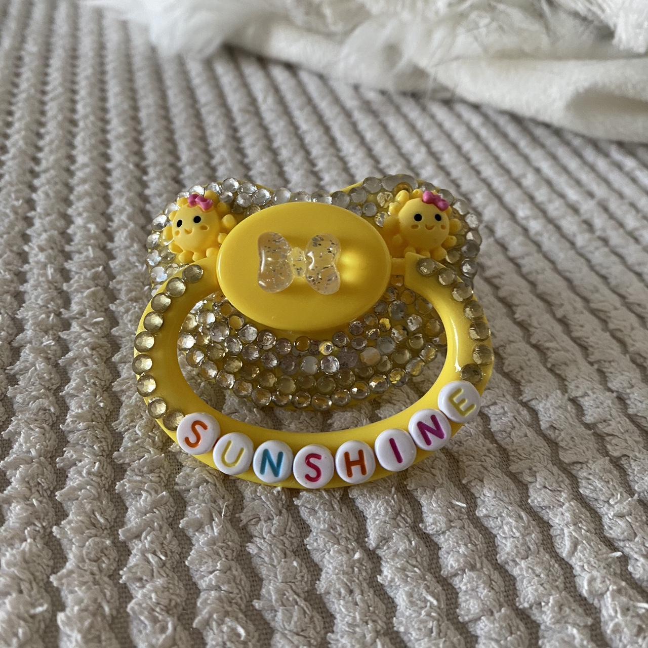 Happy sunshine deco paci #decopaci #abdl #mdlg... - Depop