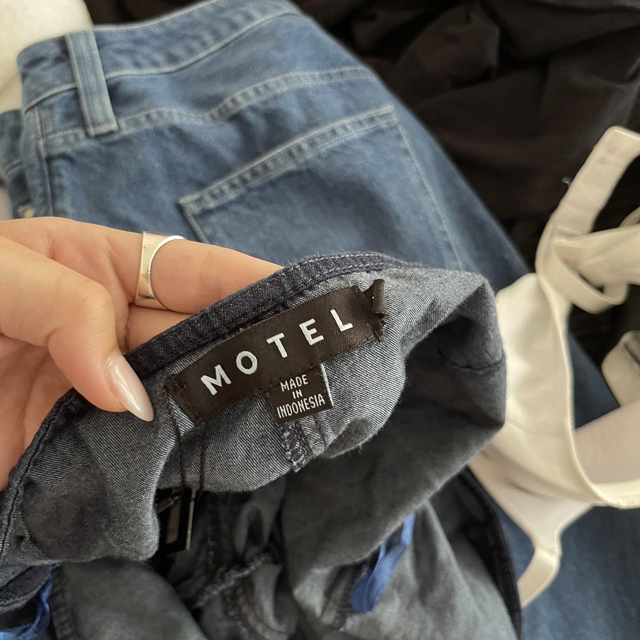 Motel rocks brand new super low rise trackies in... - Depop