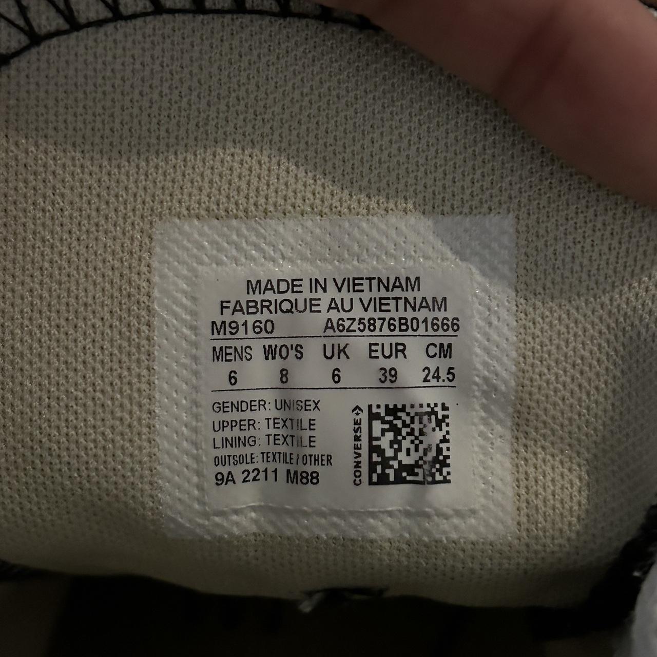 High top black converse chuck taylor all stars Worn in - Depop