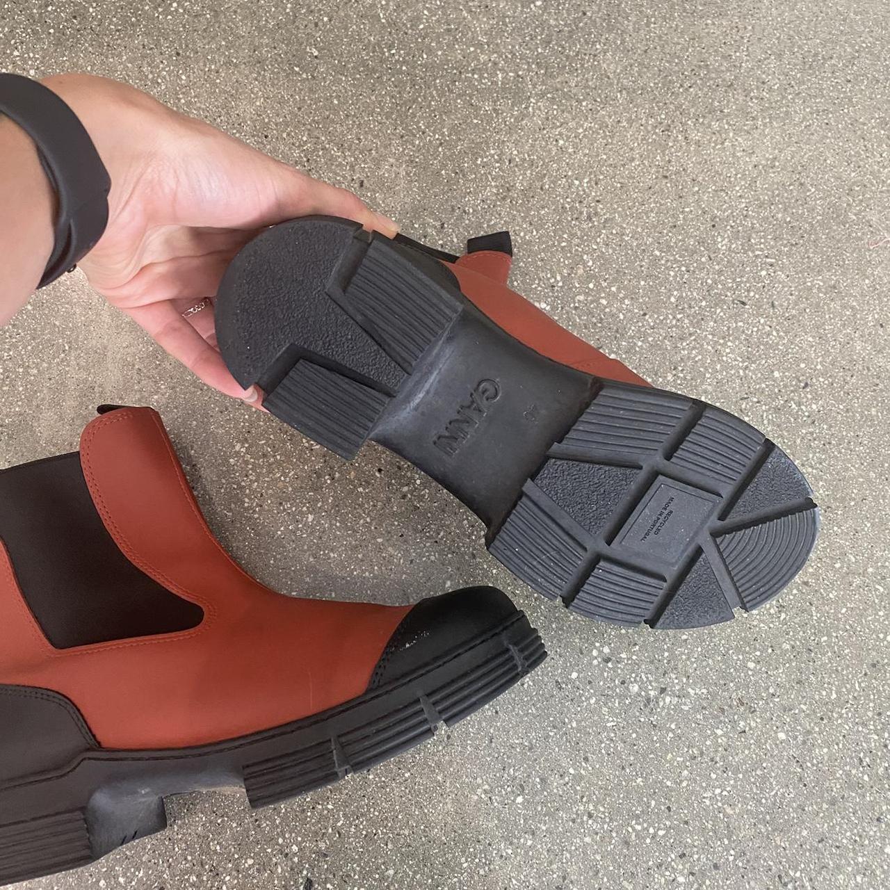 Ganni recycled rubber rain boots. - Depop