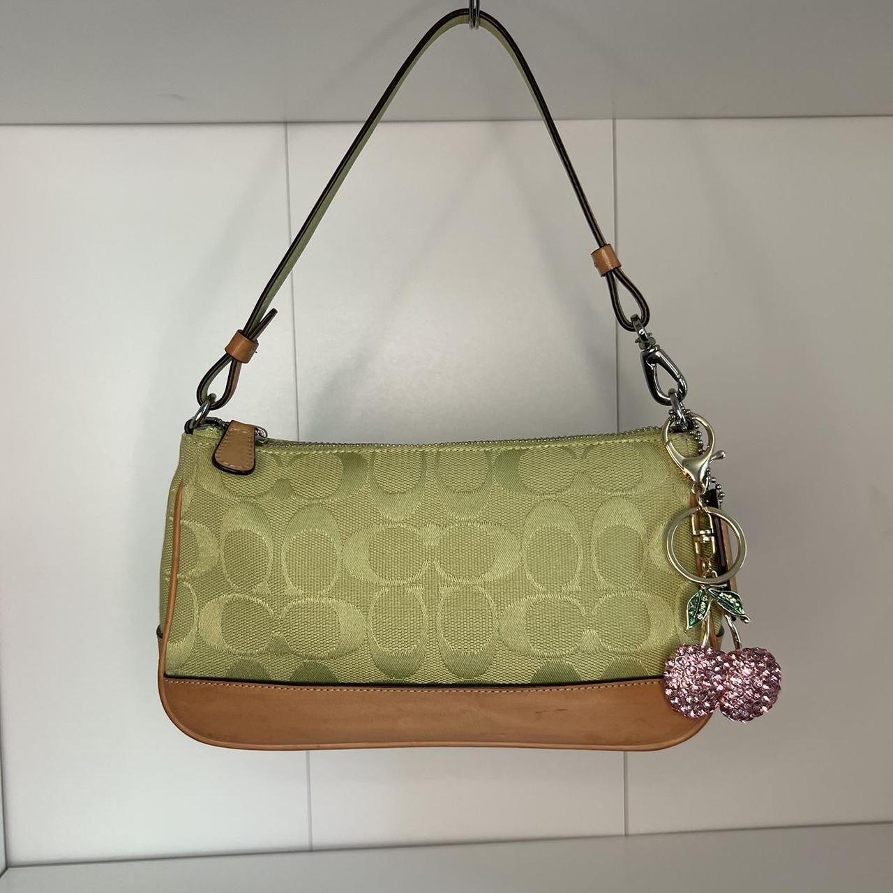 🎀💚 Vintage Lime Coach Demi Shoulder Bag +... - Depop