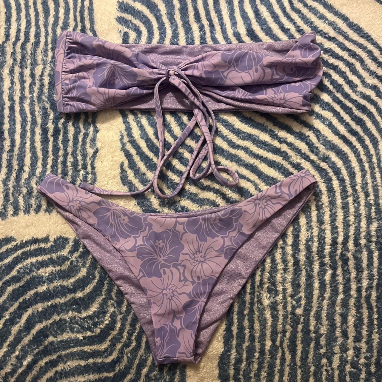 Leni swims set!! - reversible halter top and staple... | Depop