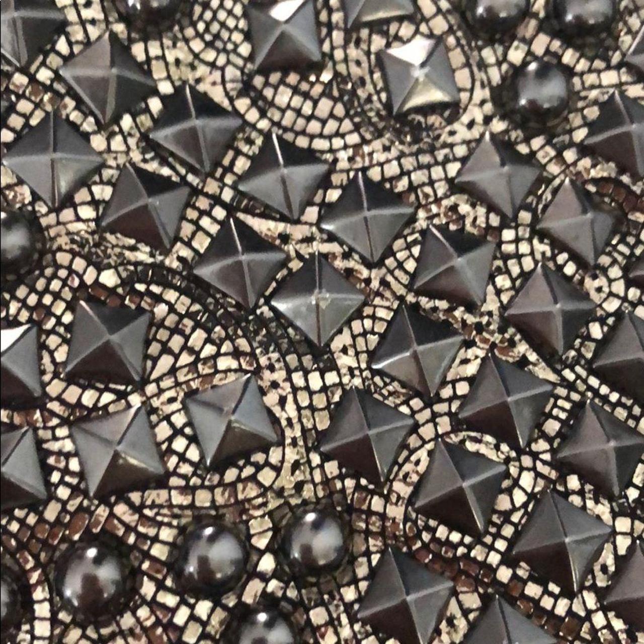 NWOT studded bronze color Union Jack purse bag For... | Depop