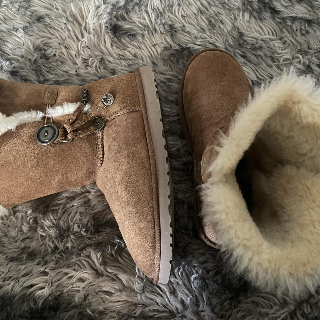 UGGS - chestnut color azalea style with charms... - Depop