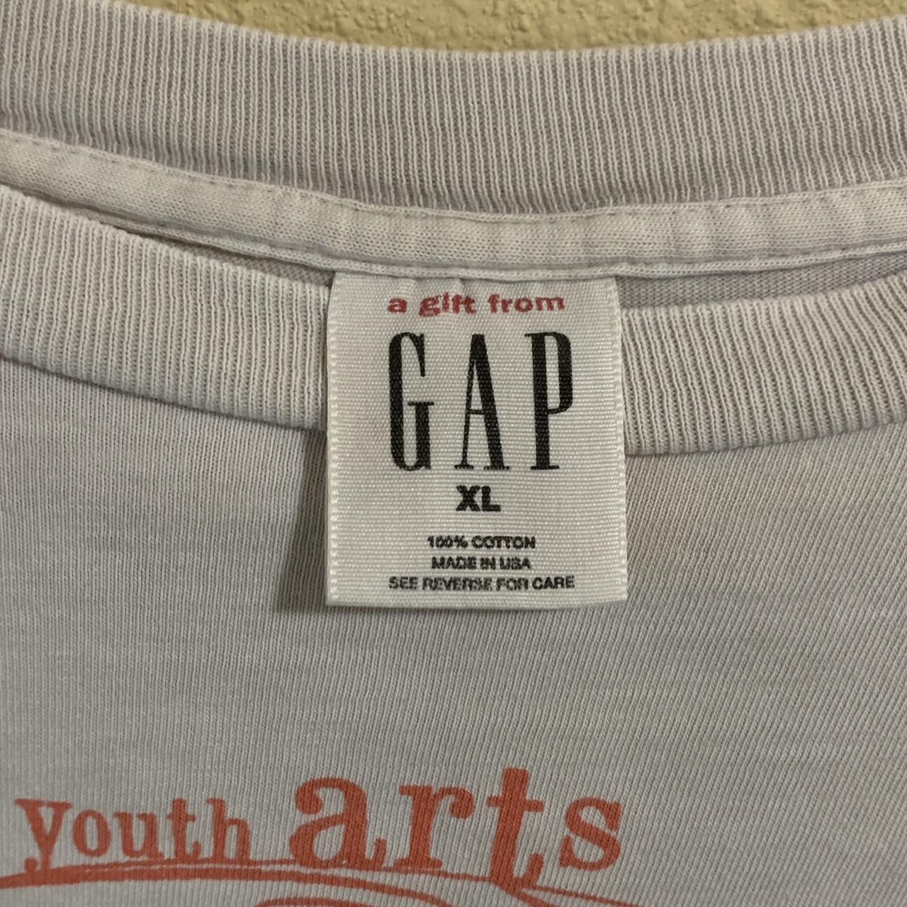Y2K Vintage Gap san francisco youth arts 2000 tee.... - Depop