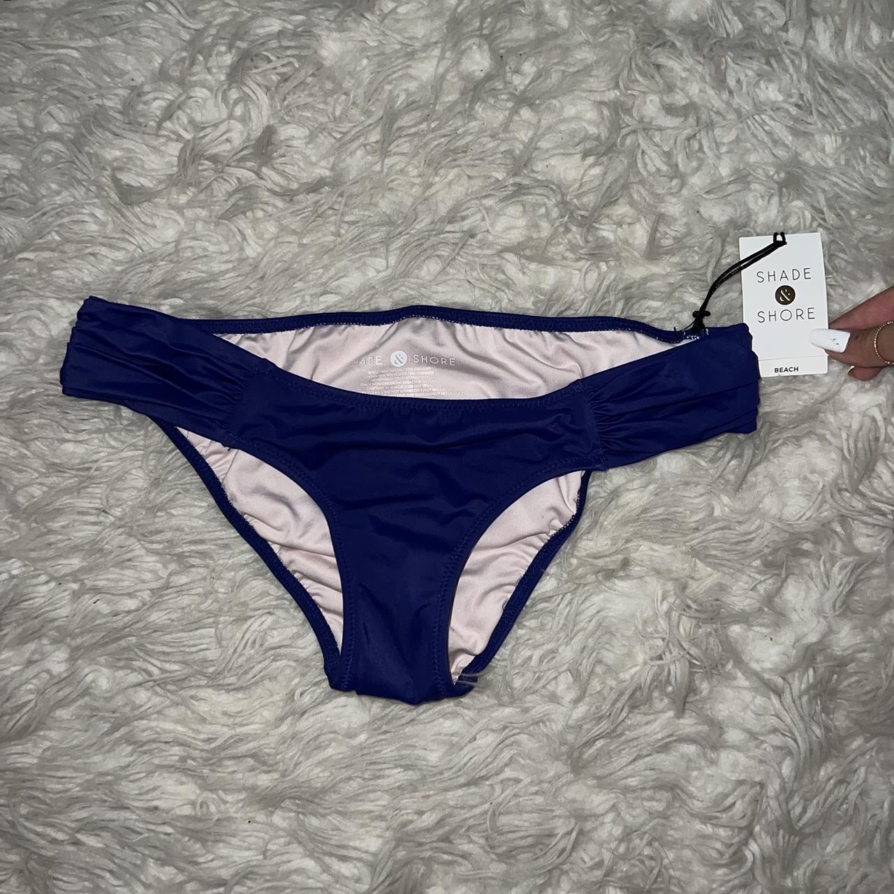 NWT navy bathing suit bottoms - Depop