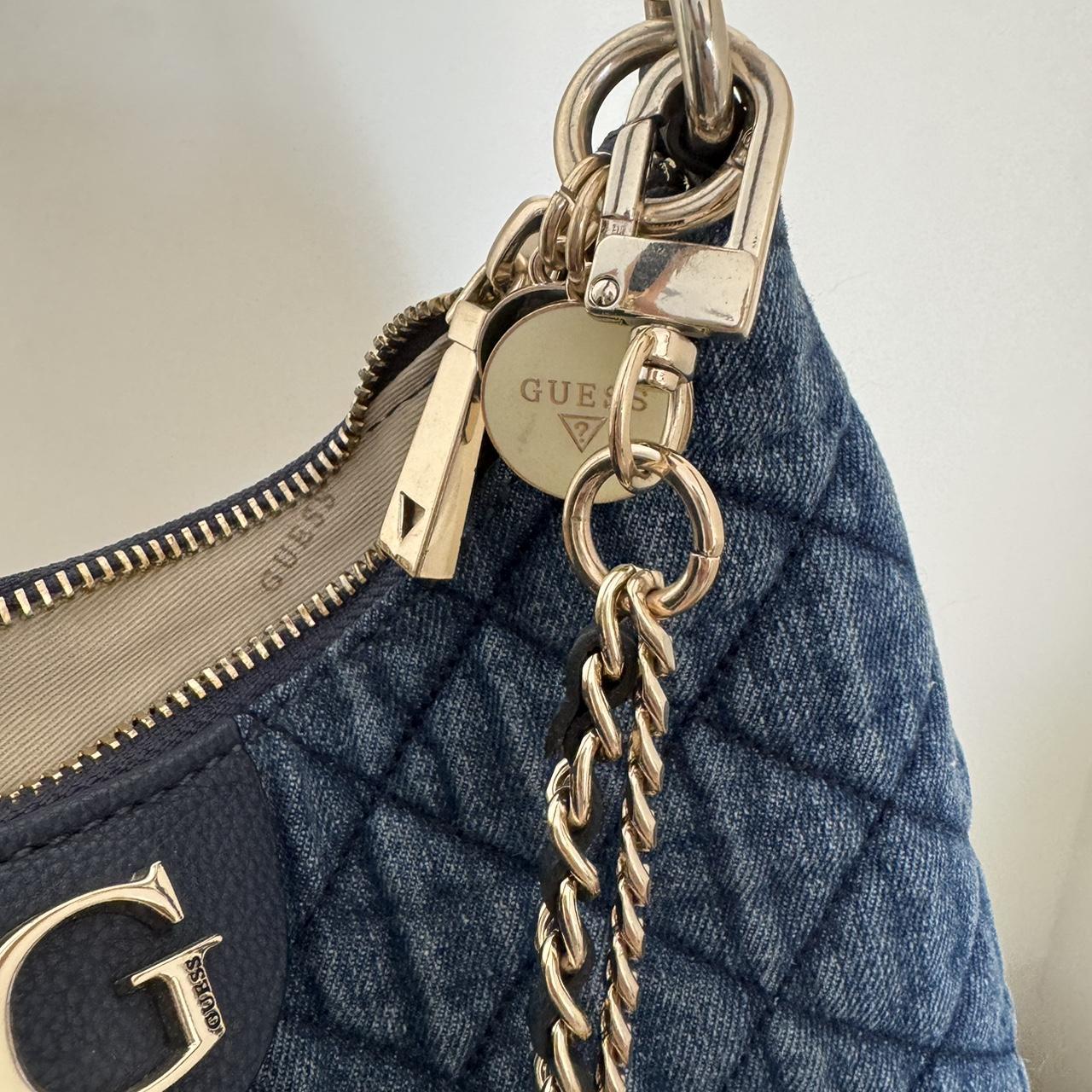 gorgeous denim vintage guess bag barely worn perfect... - Depop