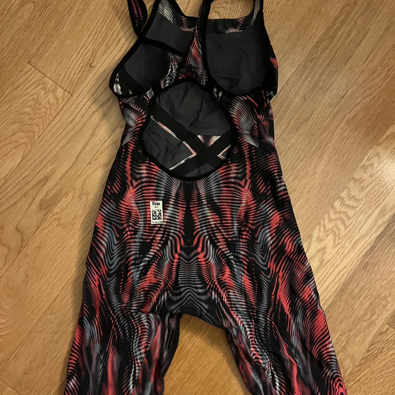 Red TYR venzo tech suit Size 26 Worn only a few... - Depop