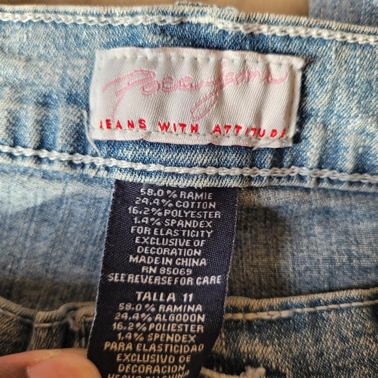 Paco Women's Pink and Blue Jeans | Depop