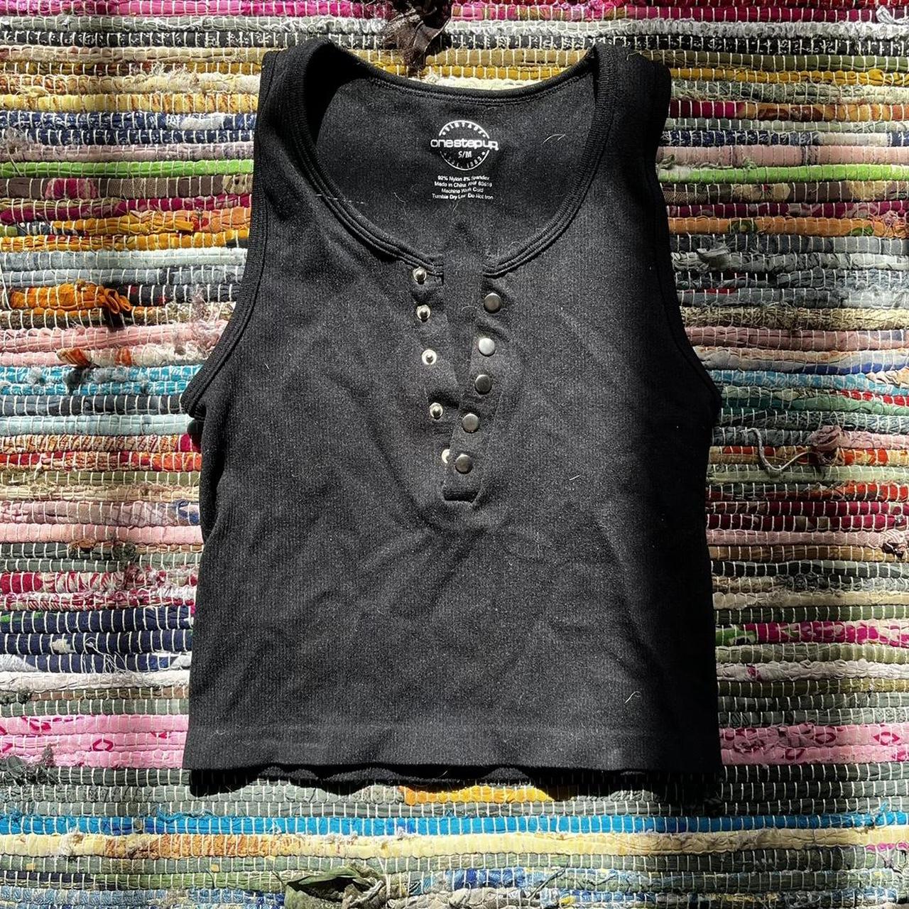 Black tank top! Super flattering, great going out... - Depop