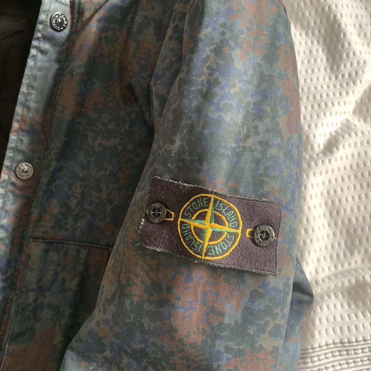 Stone Island Raso Gommato coat. Label is size M but... - Depop