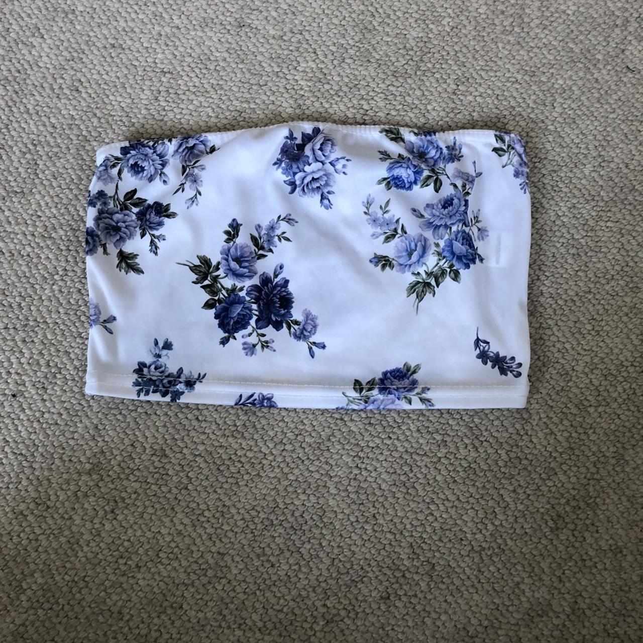 very pretty floral tube top from Pretty Little... - Depop