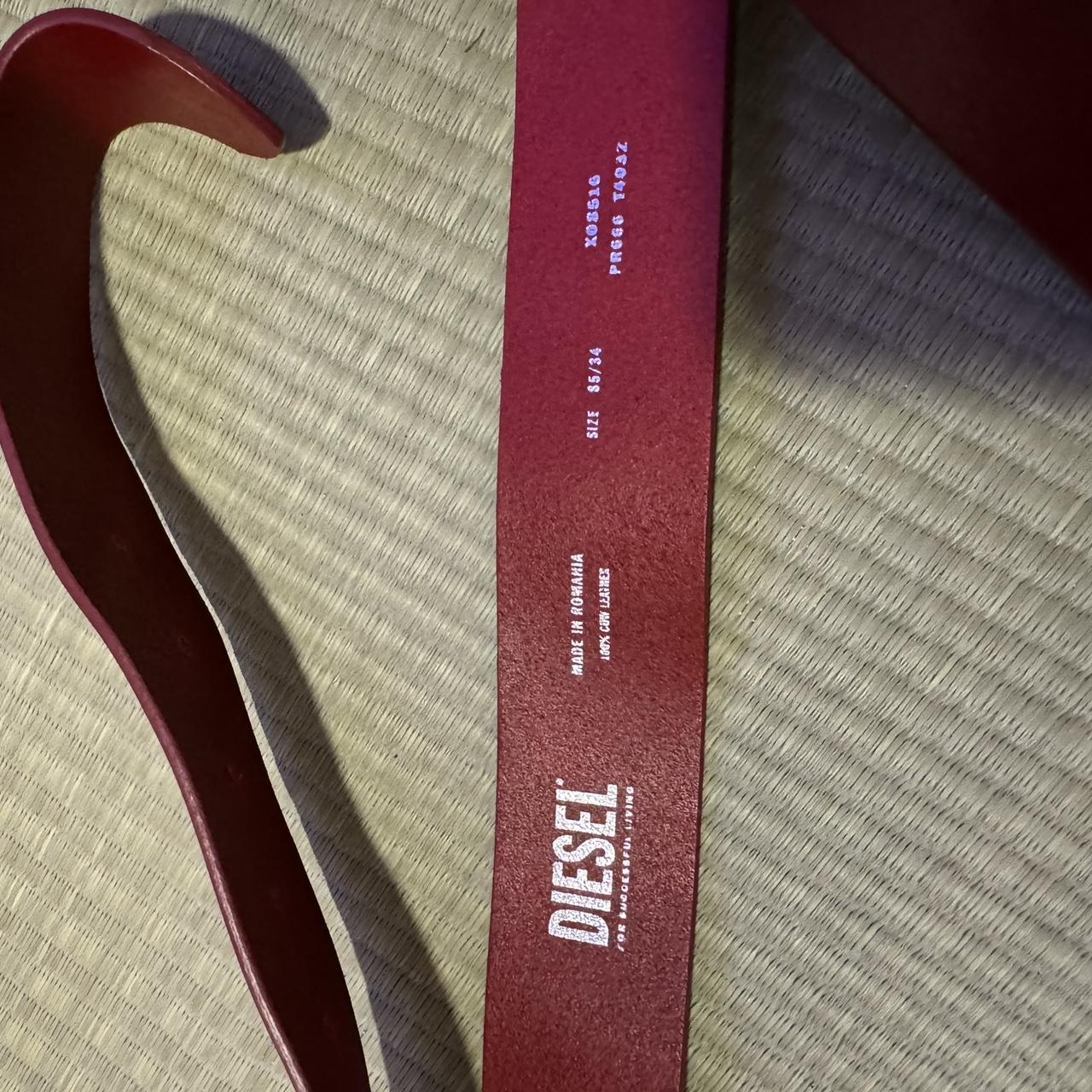 SOLD OUT red diesel belt in basically new condition,... - Depop