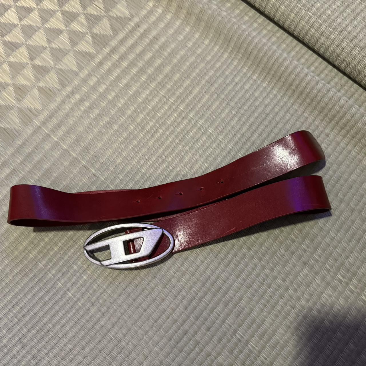 SOLD OUT red diesel belt in basically new condition,... - Depop