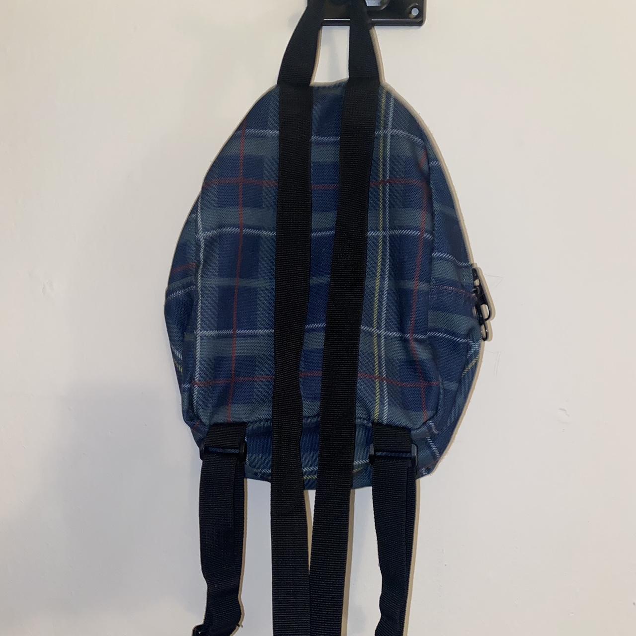 Dickies mini plaid backpack 🤙 adjustable - Depop