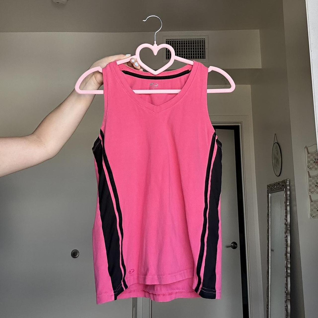 pink champion athletic tank top #pinktanktop... - Depop