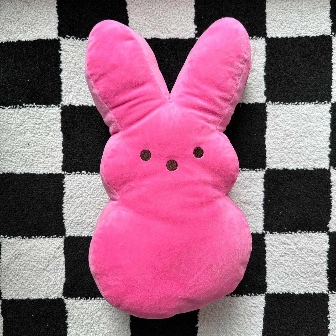 pink peep plush!! perfect for easter. #peep... - Depop