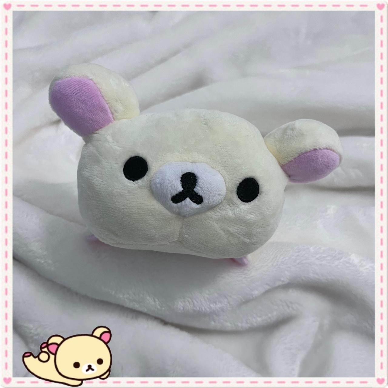 🤍RILAKKUMA BEAR🤍 Mini white rilakkuma bear plush for... - Depop