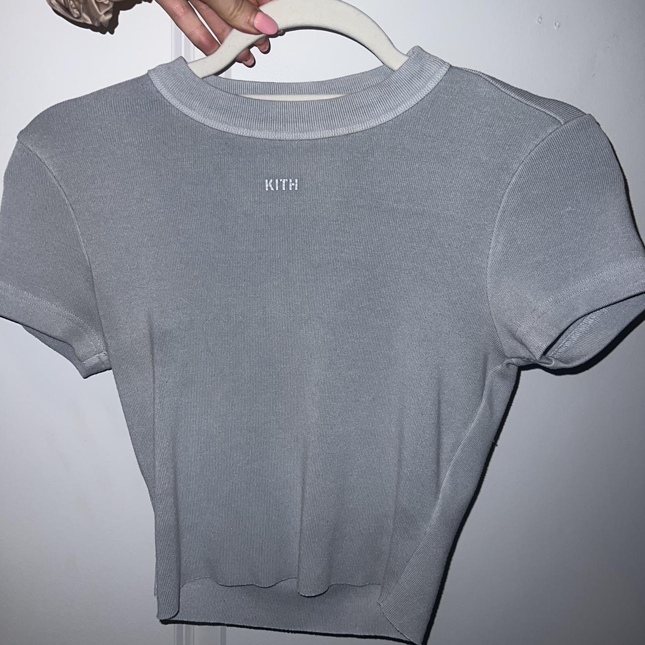 Light blue Kith women’s T-shirt #kith #shirt #blueshirt - Depop