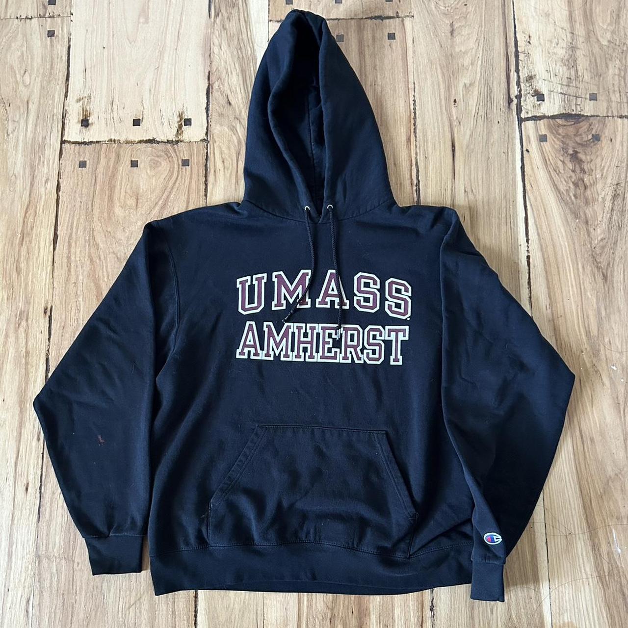 umass amherst campion hoodie (size large) ;small... - Depop
