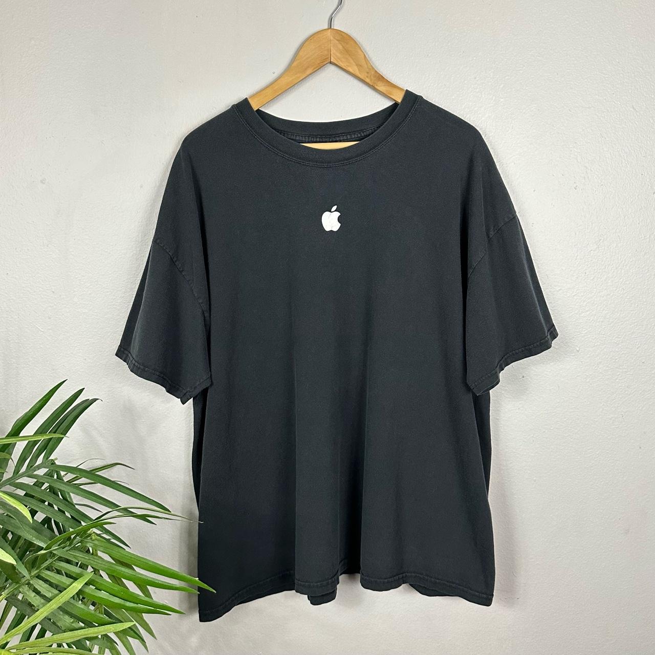 Vintage Apple Logo T-Shirt Size: XXL (fits like... - Depop
