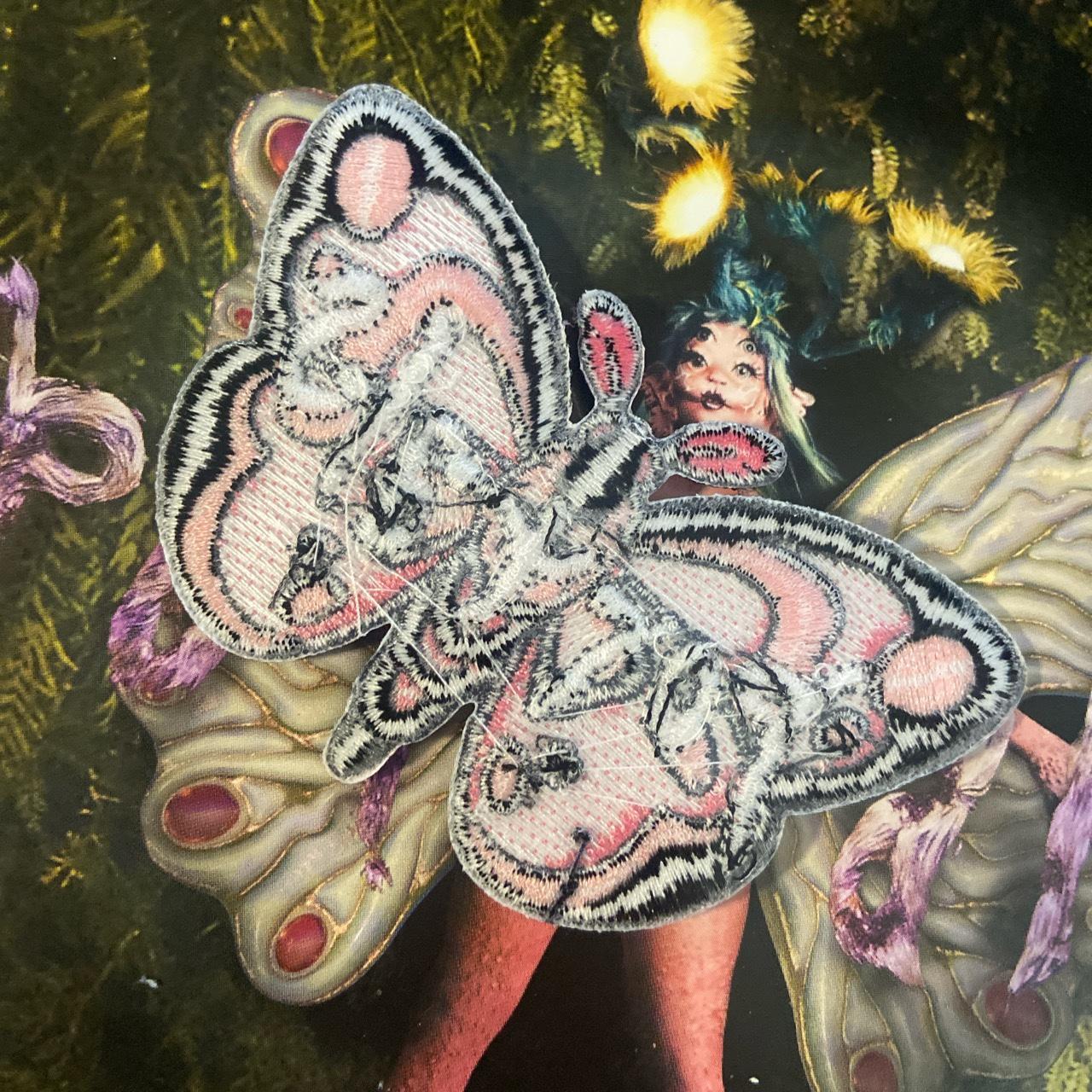 RARE MELANIE MARTINEZ PORTALS IRON ON MOTH PATCH... - Depop