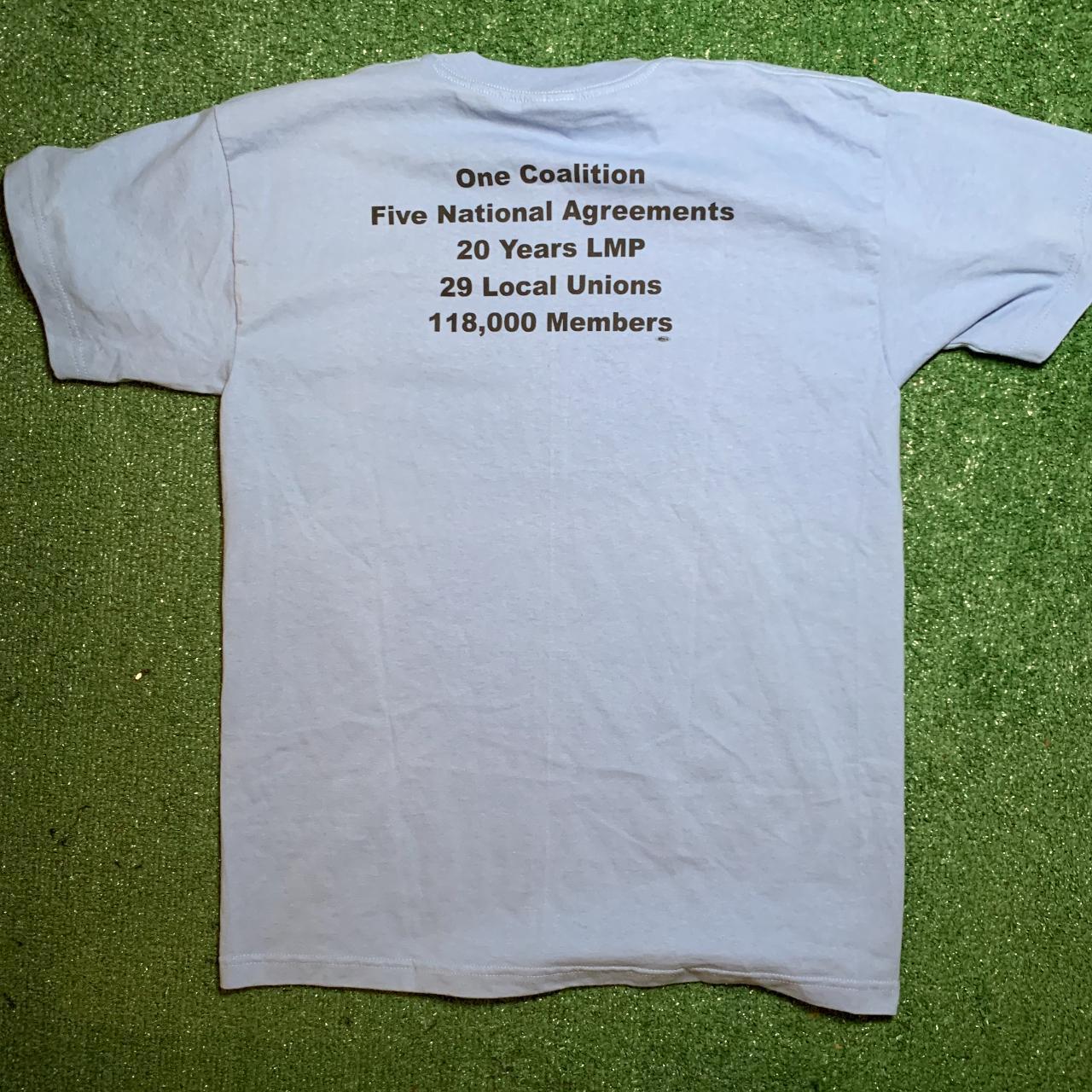 Vintage Work Union T-shirt Made in USA Size L - Depop