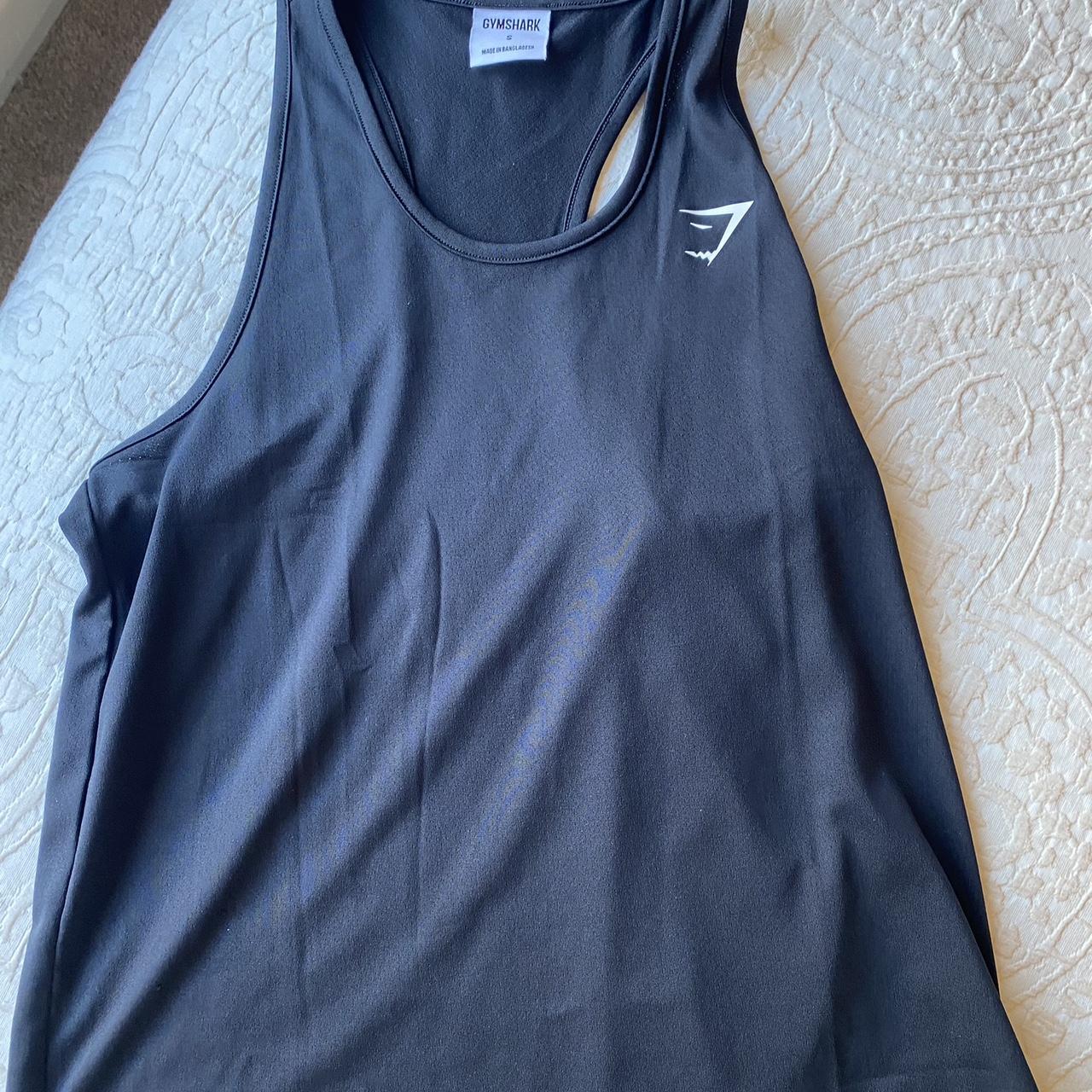 Gymshark singlet Worn once Size S - Depop