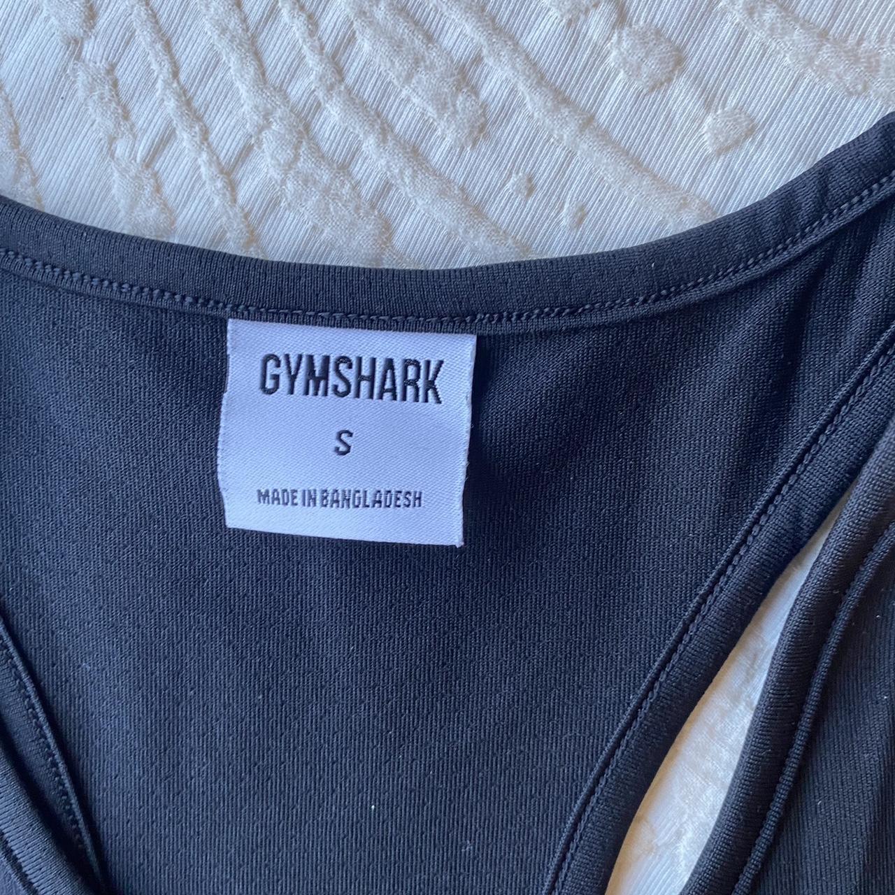 Gymshark singlet Worn once Size S - Depop