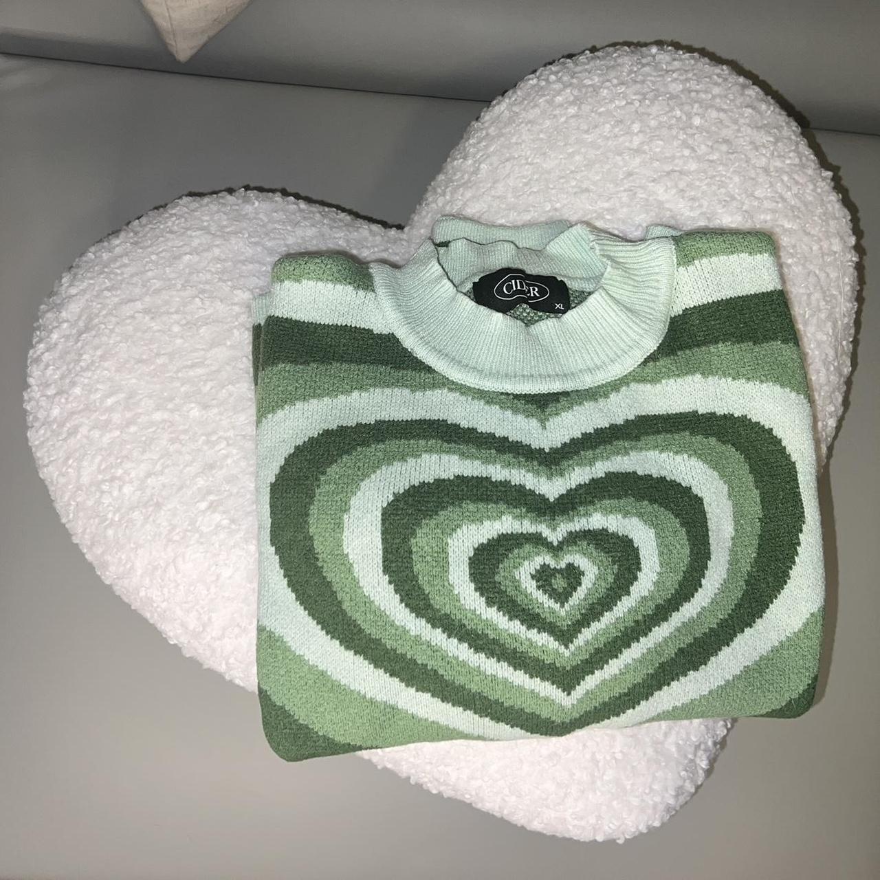 Power Puff Girls heart sweater, super soft and cute.... - Depop