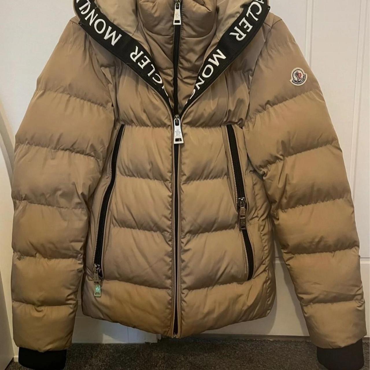 Moncler puffer jacket only used during a skiing... - Depop