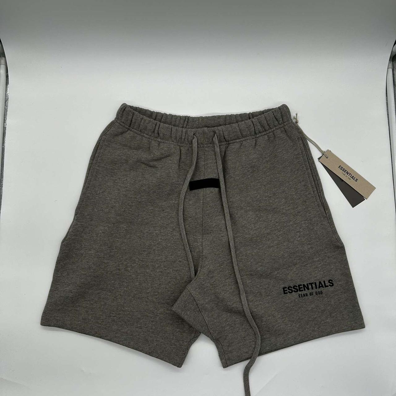 Small dark oatmeal essential shorts Brand new... - Depop