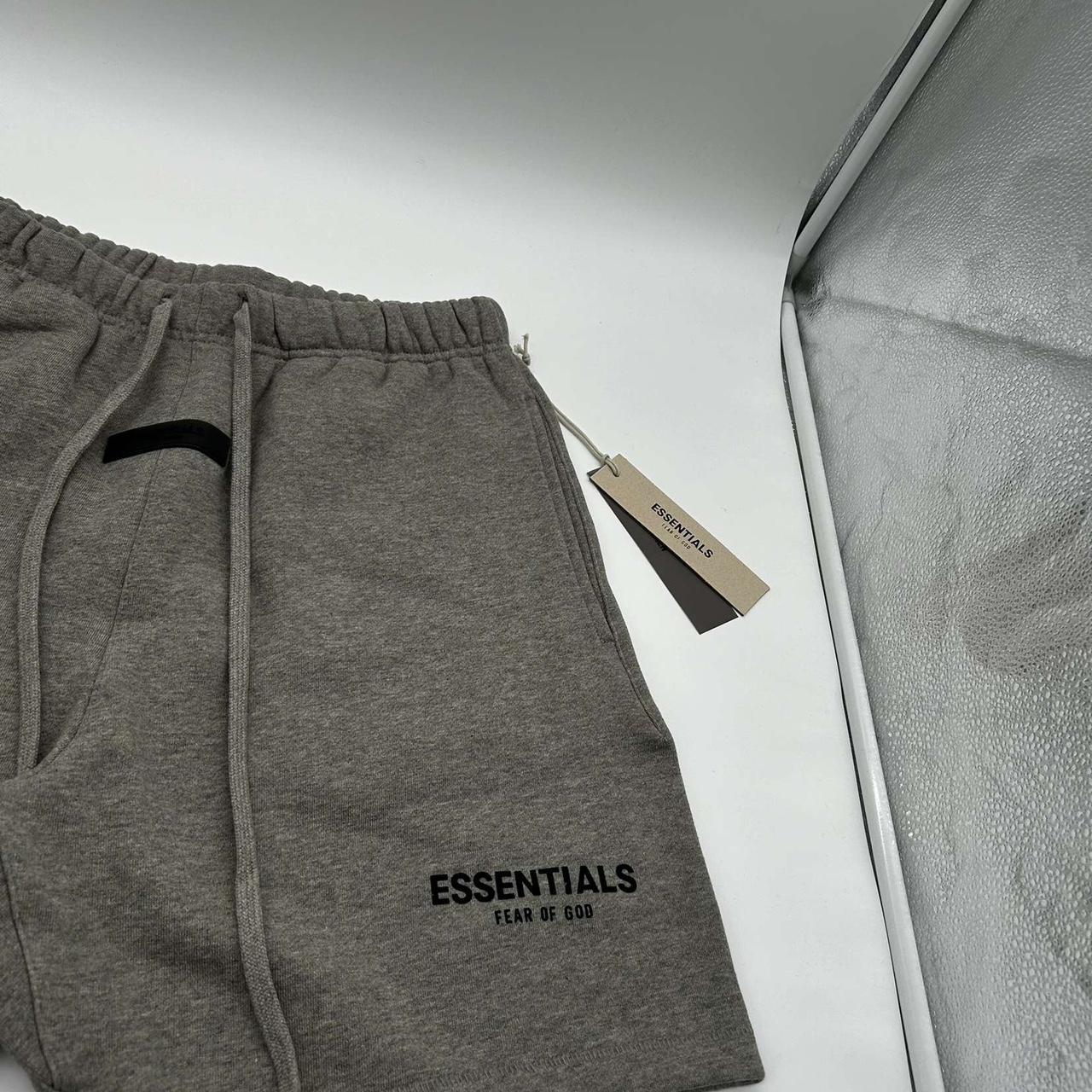 Small dark oatmeal essential shorts Brand new... - Depop