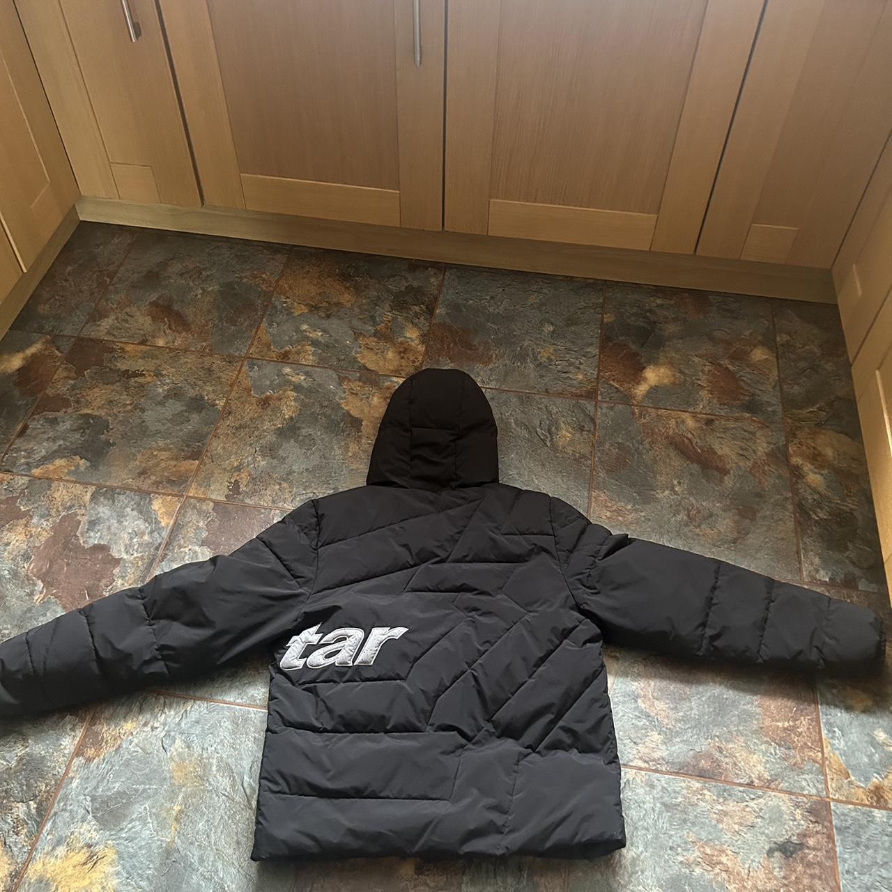 Trapstar Men's Black and White Coat | Depop