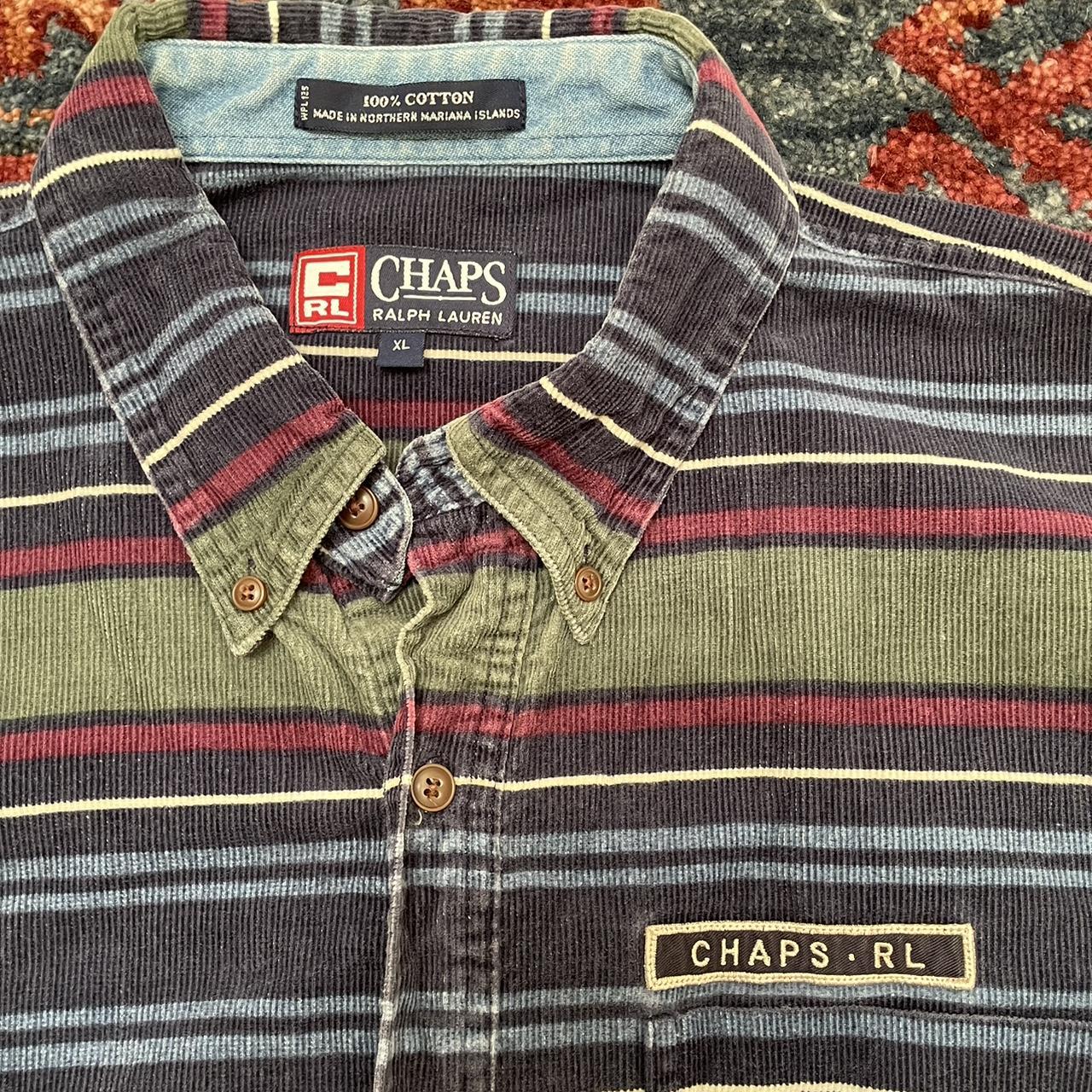 Chaps x Ralph Lauren Striped Button-up - Depop