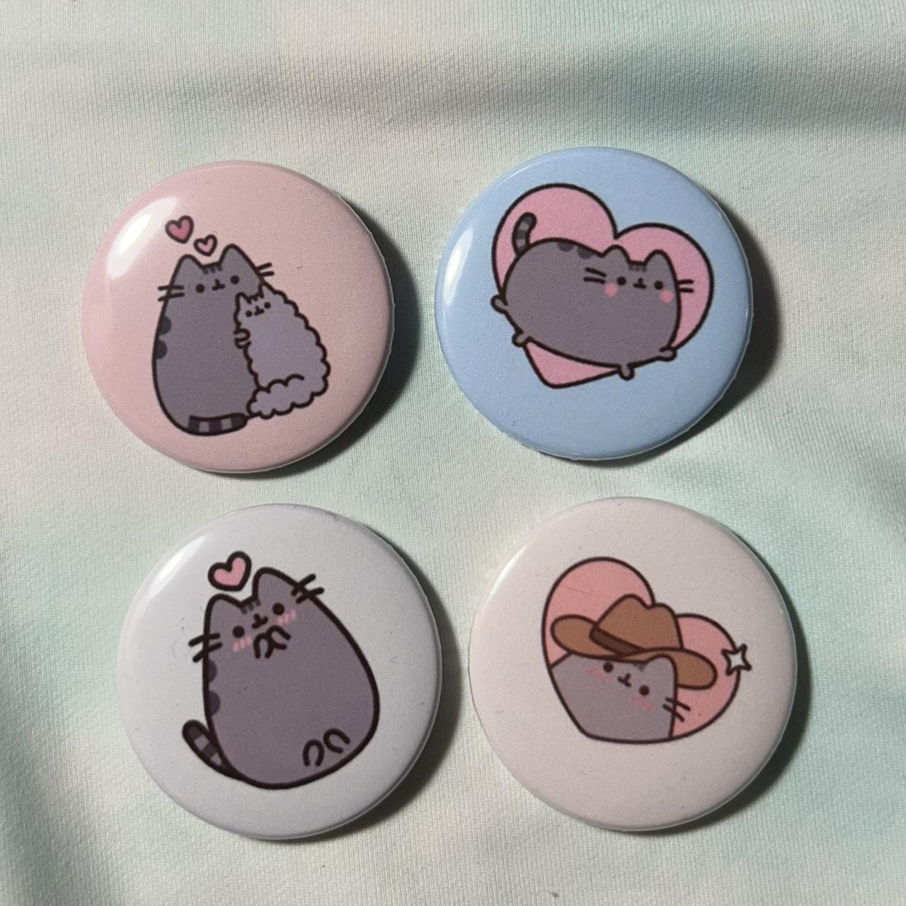 Cute Pusheen button set 🌸💓💖 if you want to bundle... | Depop