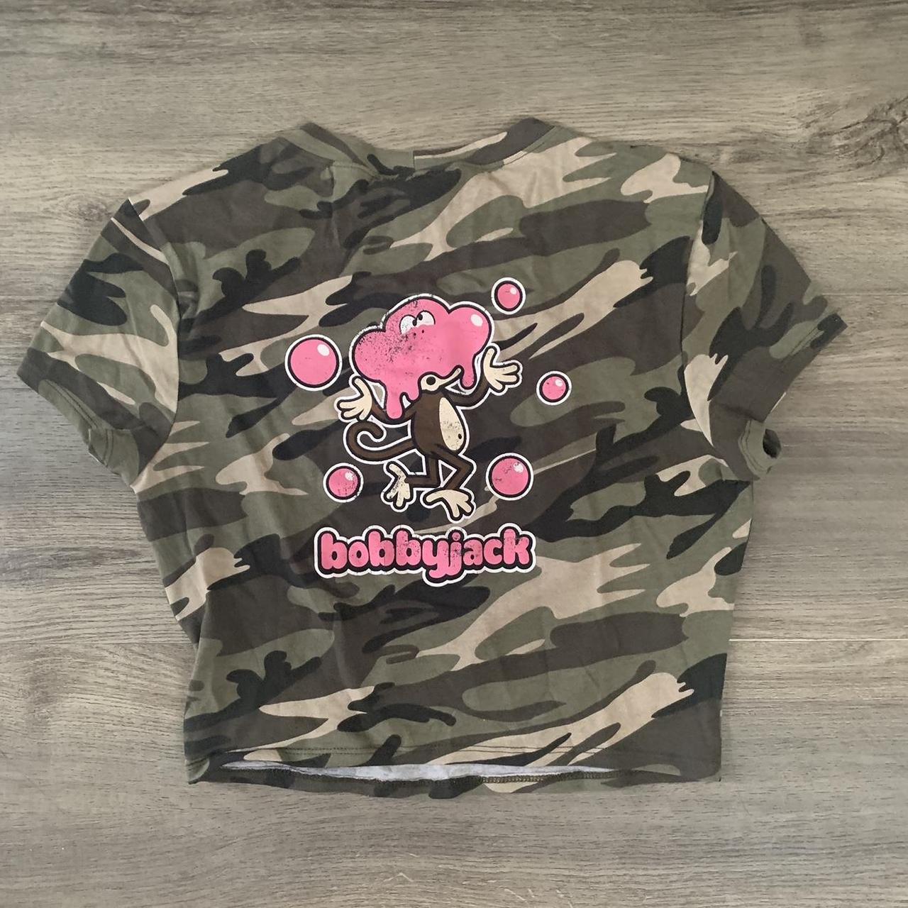 Camo Bobby Jack Cropped Fits a size S #emo... - Depop