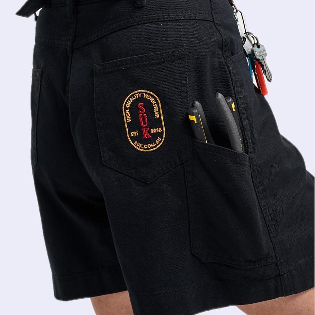 SUK Workwear Utility shorts in black Size 16 These... - Depop