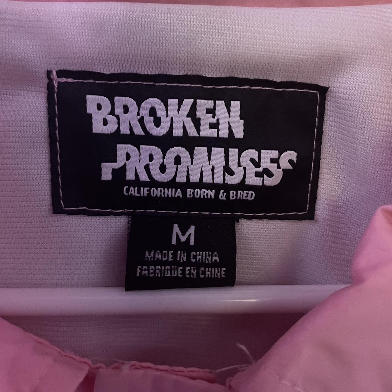 Pink Broken Promises Coaches Jacket #Skater - Depop