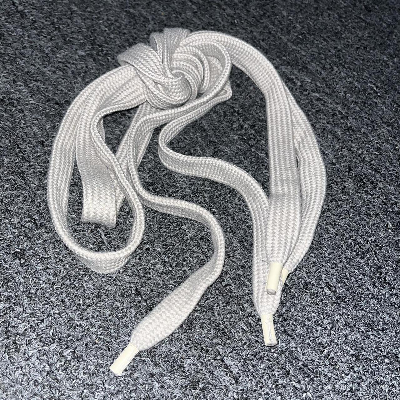 Grey rick Owens jumbo laces only Good to have as... - Depop