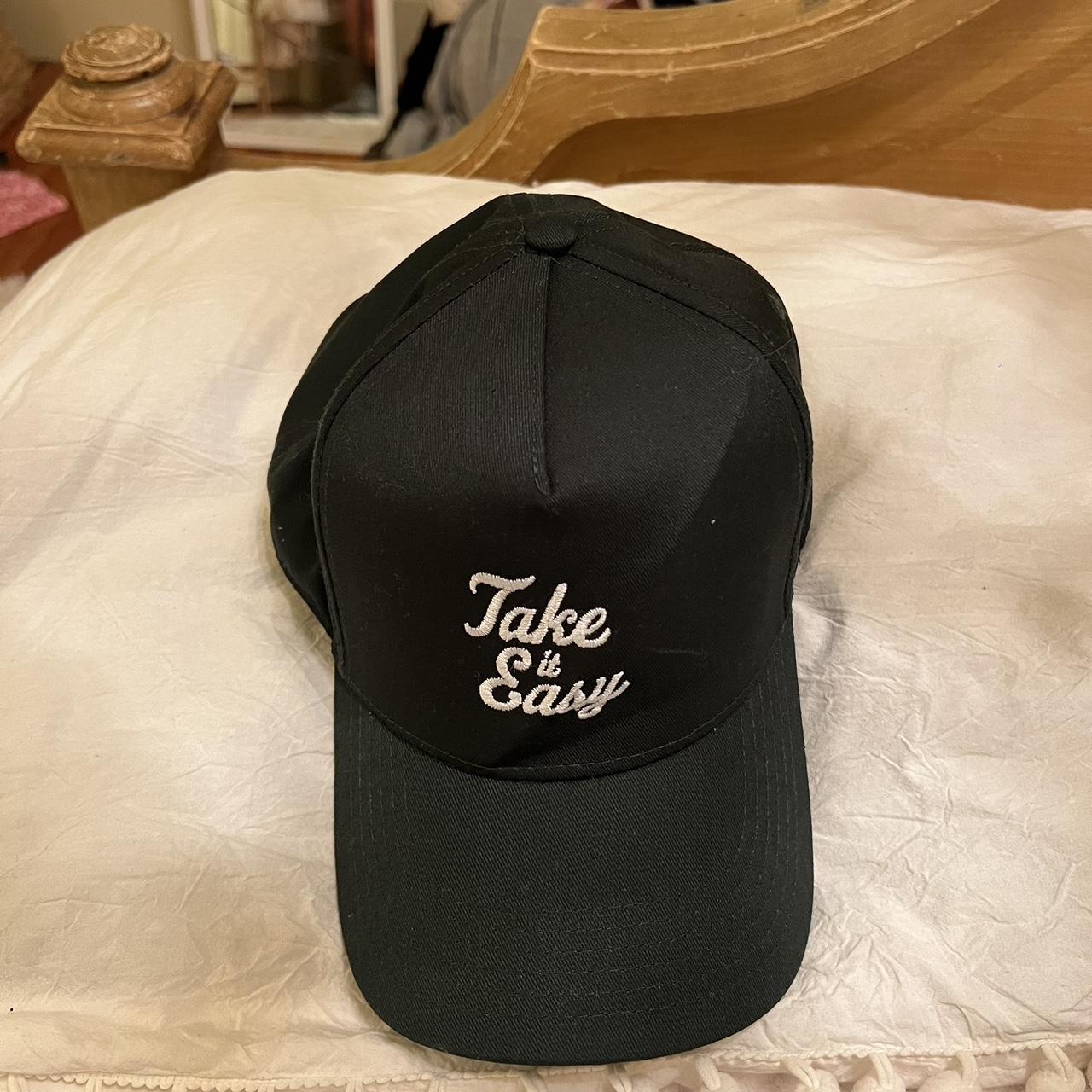 take it easy hat dark green - Depop