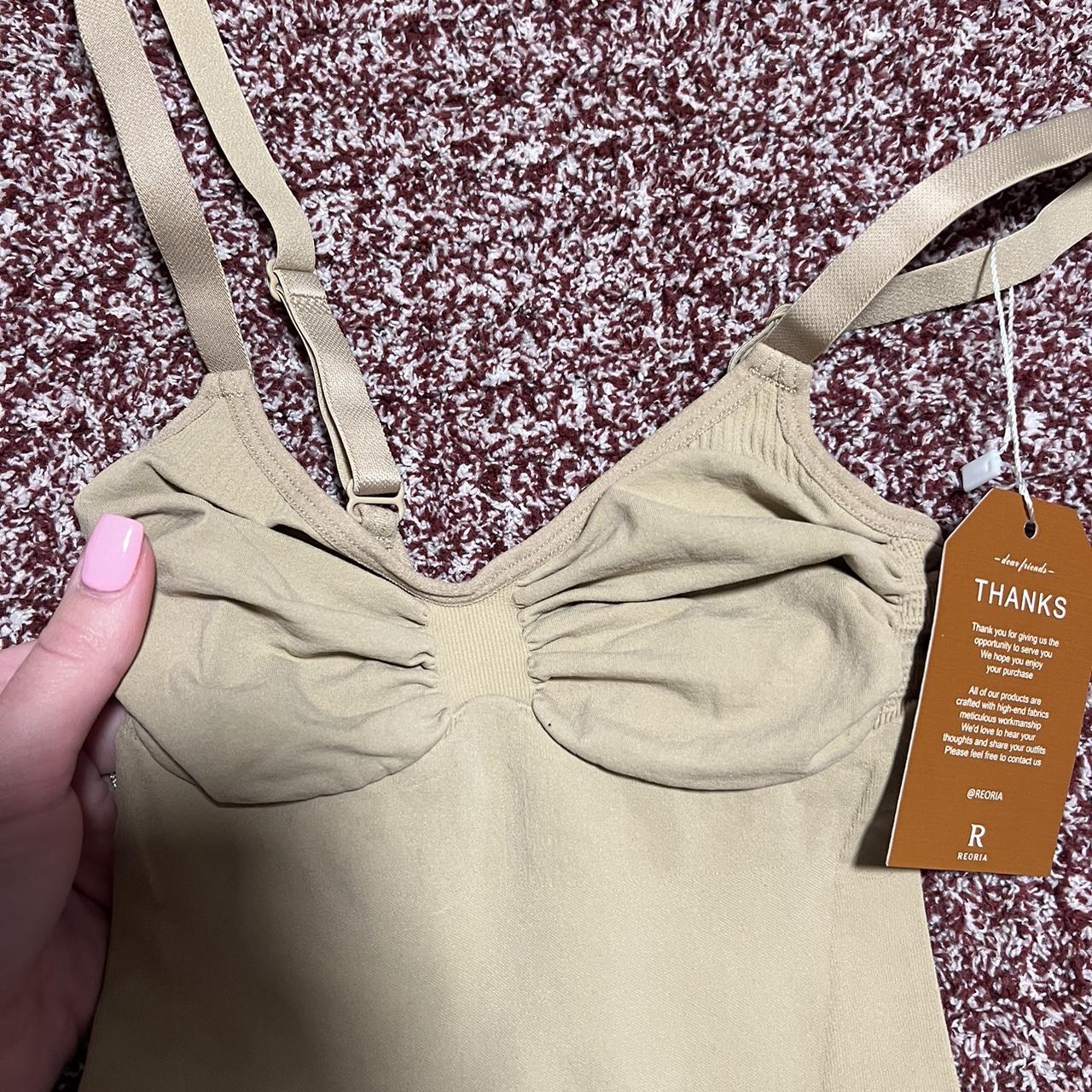 tan body suit from amazon* size small brand new... - Depop