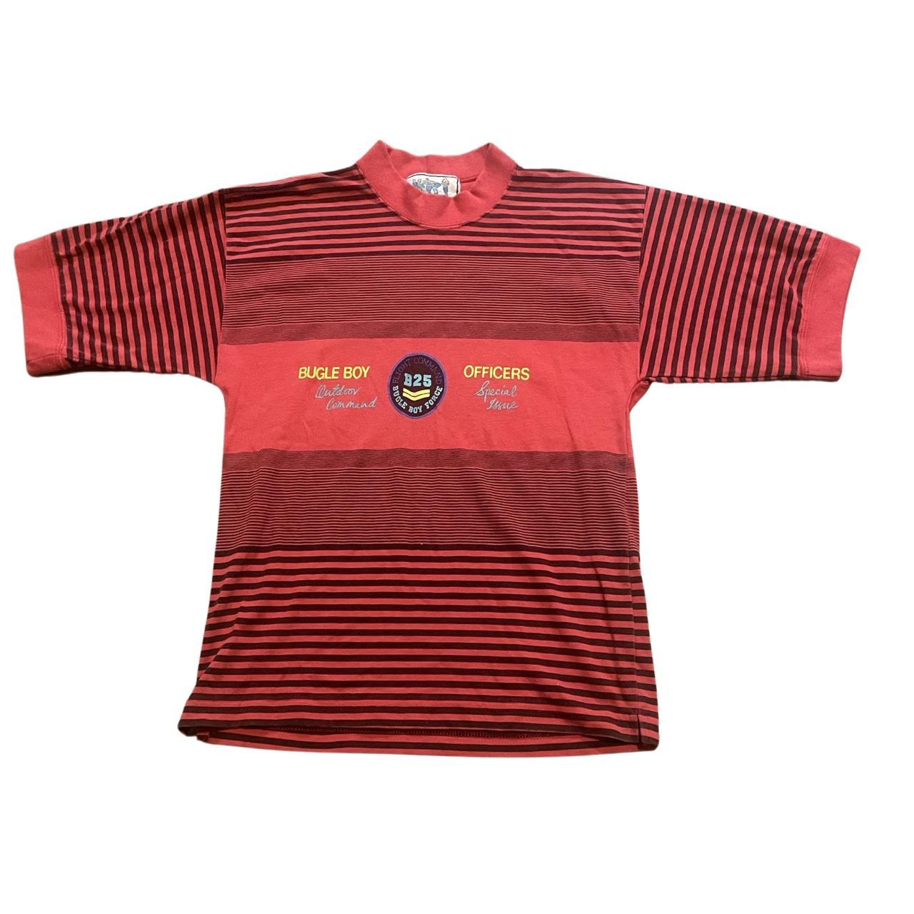 Bugle Boy Red Striped Shirt Size M Dm for... - Depop