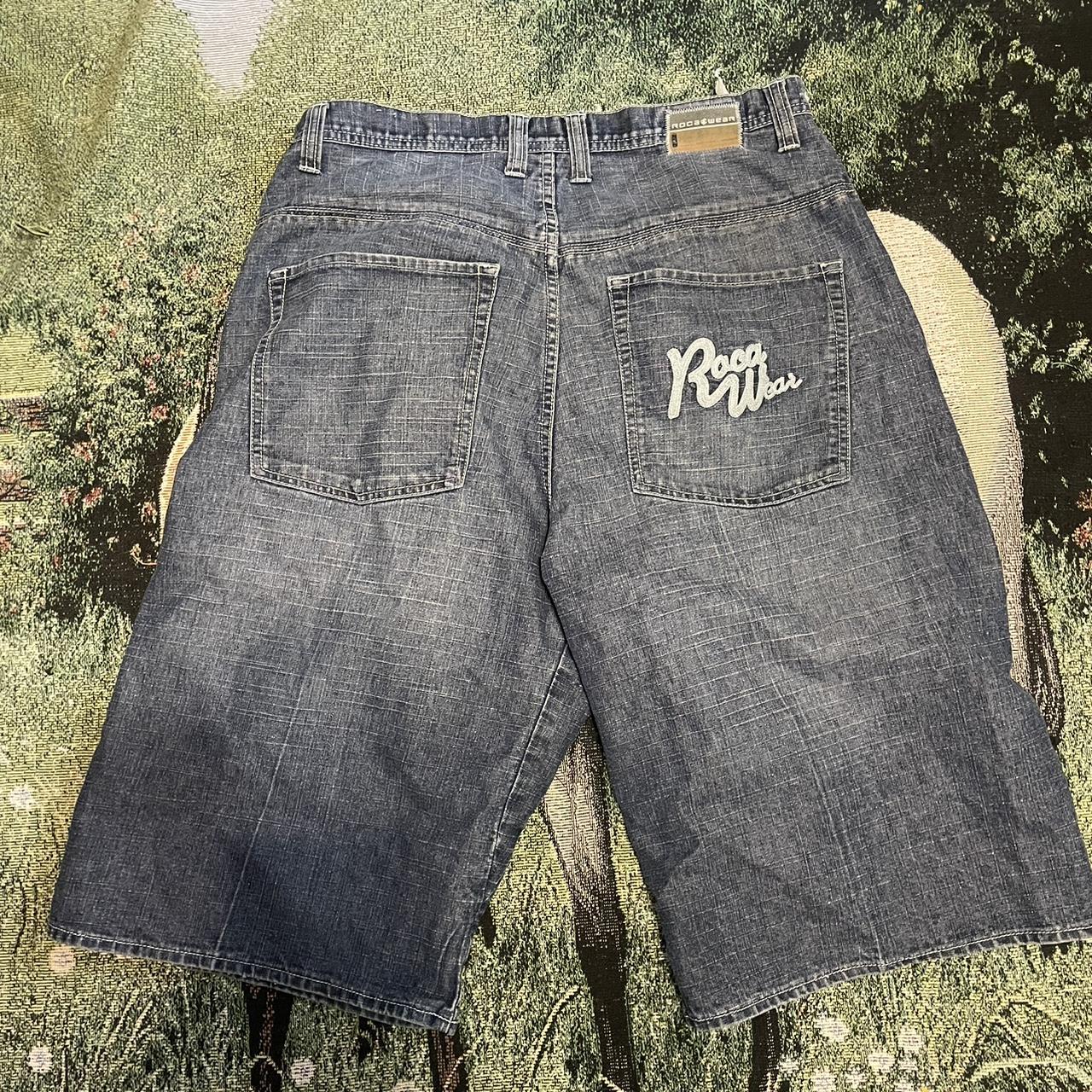 Light Blue Rocawear Jorts Size 36 Dm for... - Depop