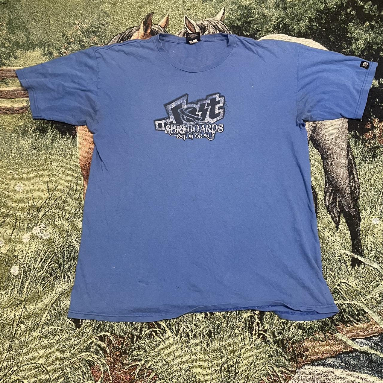 Nice Vintage Lost Surfboards shirt. Nice fade on... - Depop